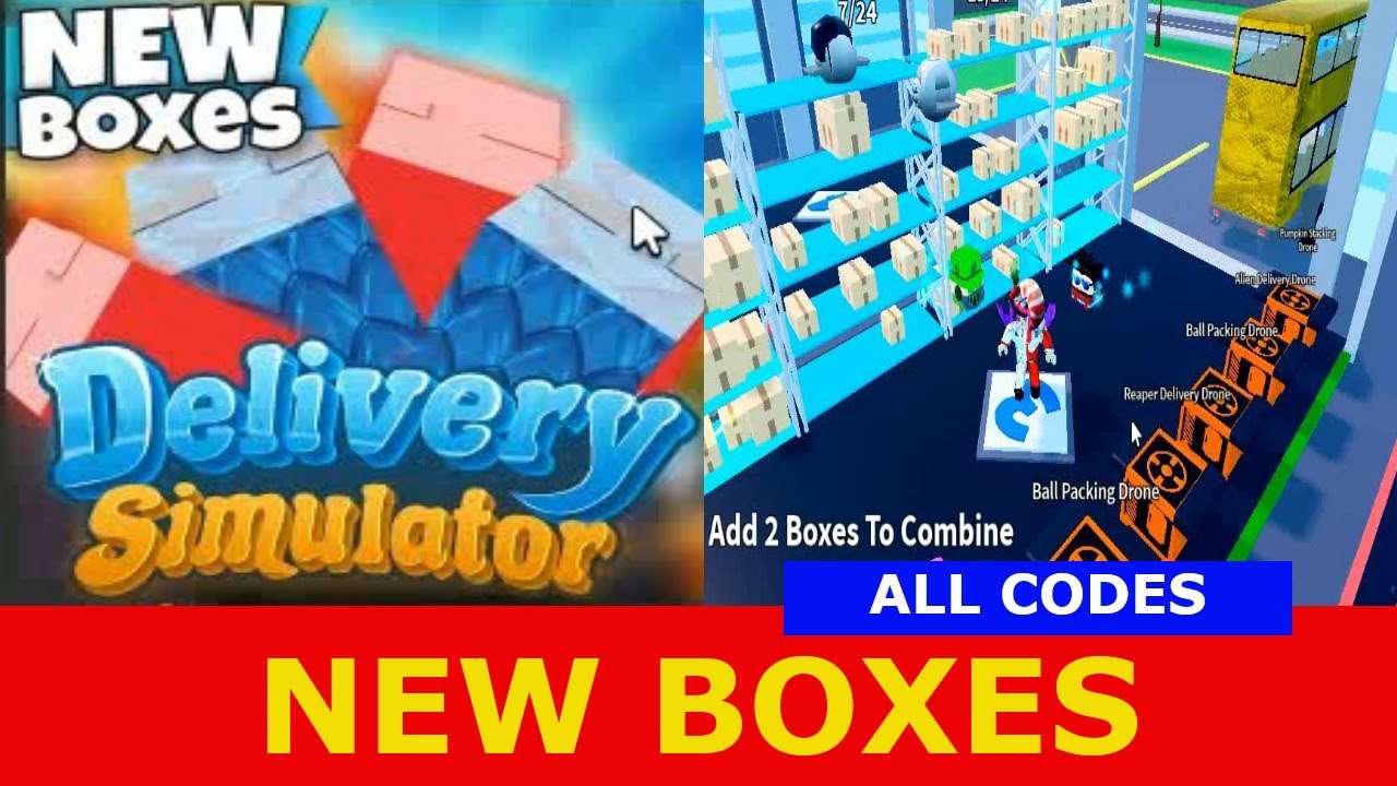 NEW UPDATE *2 NEW BOXES* [NEW BOXES] ALL CODES! Delivery Simulator ...