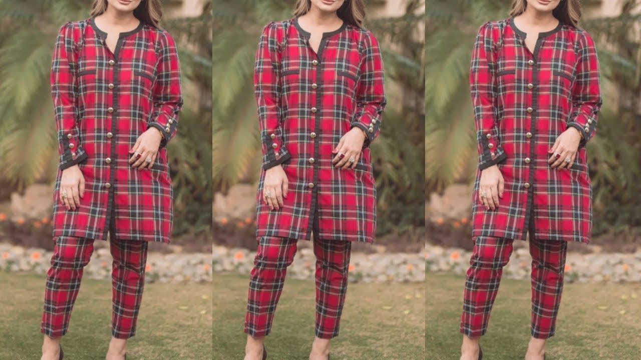 New check shirts design for girls .New check shirts - YouTube