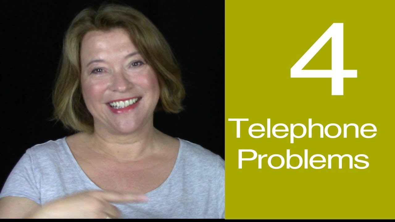 Telephone English | 4 Problems And How to Fix Them - YouTube