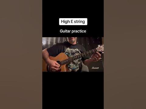 High E string // guitar practice #musiceducation #shorts - YouTube