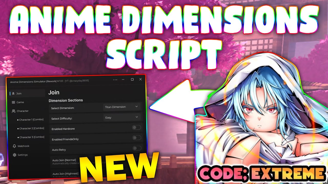 *NEW* Anime Dimensions Simulator Script (PASTEBIN 2024) (KILLAURA ...