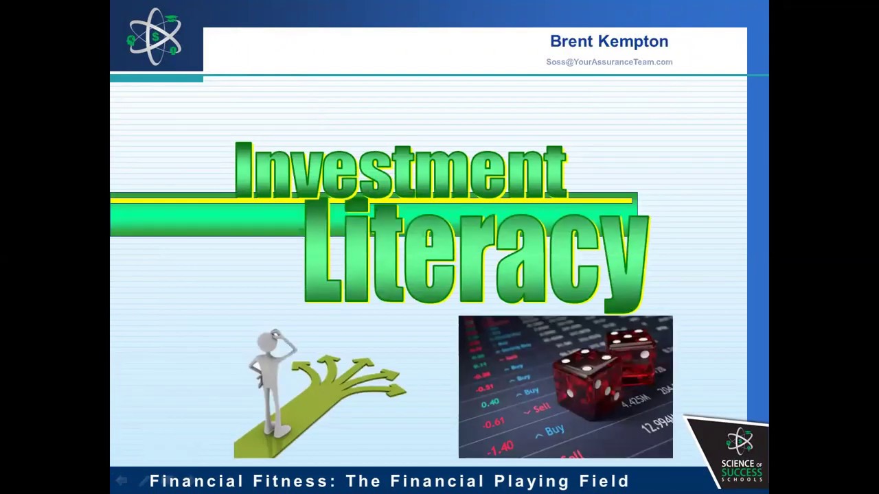 Financial Literacy Overview: 07-Investment Literacy, What you need to ...