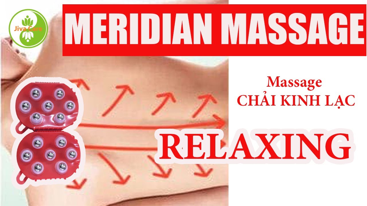 Meridian Massage(Back, neck and shoulder) I Massage chải kinh lạc vùng ...