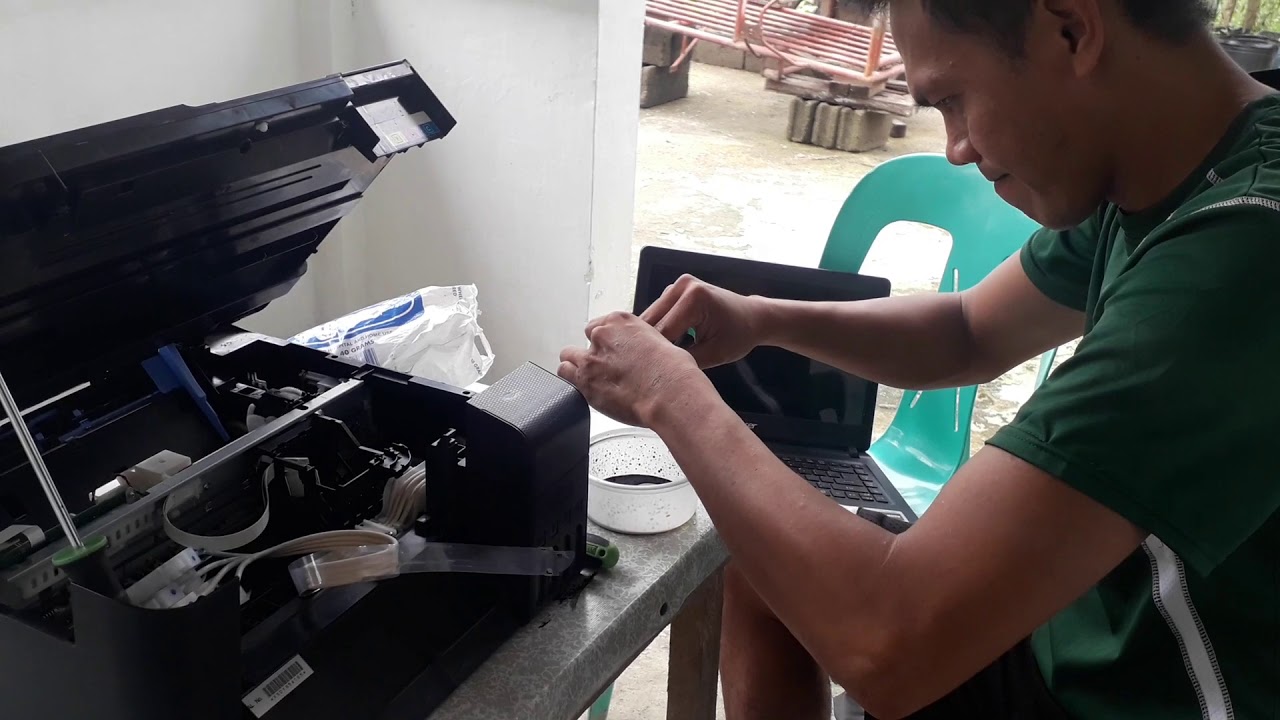 Epson L3110 Printer head Declogging/Head Cleaning - YouTube