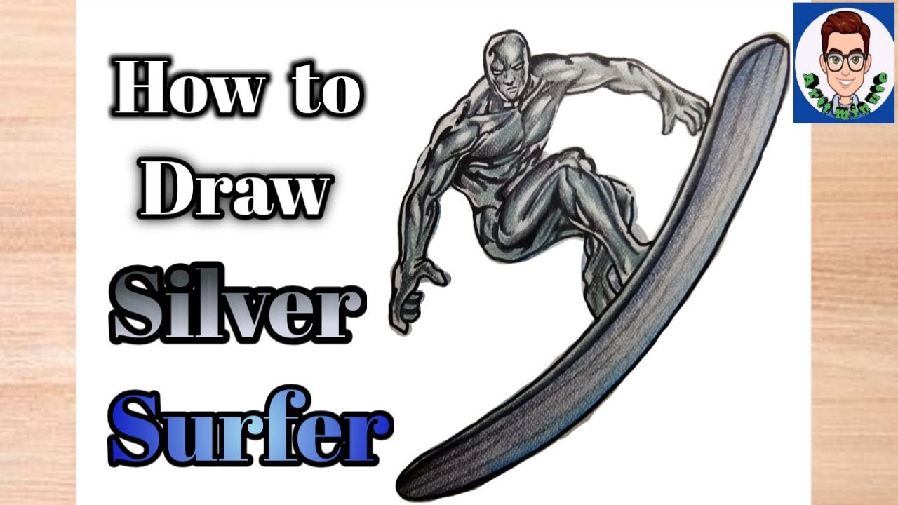 How to Draw Silver Surfer - YouTube