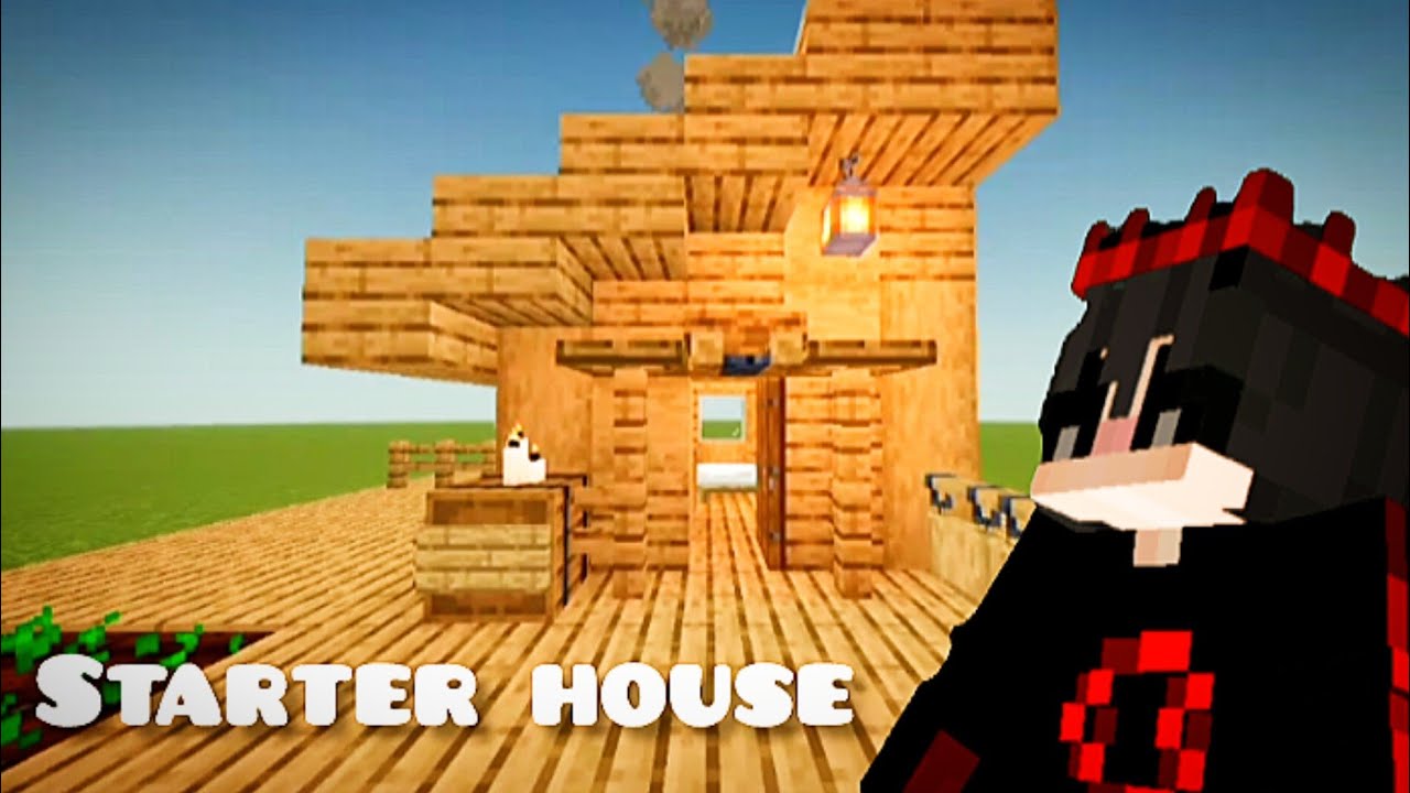 Easy survival starter base in Minecraft for beginners - YouTube