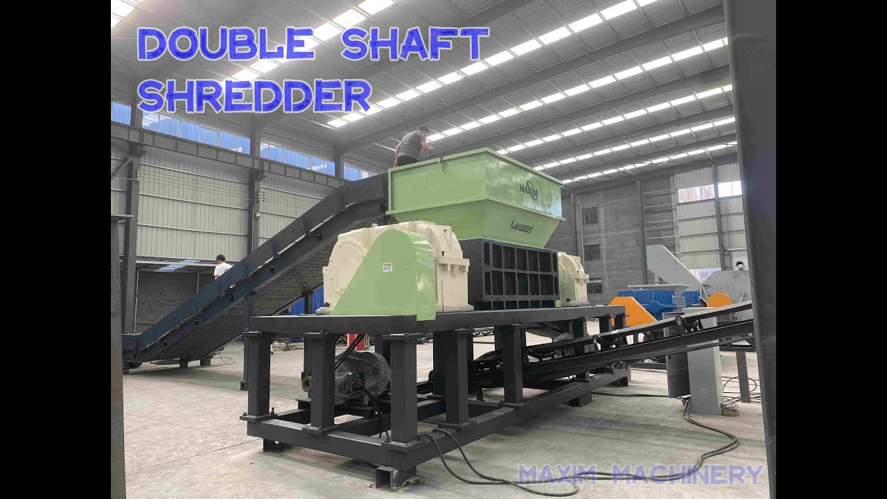 Shoe Shredder / Shoe Factory Waste Shredder / Plastic Shredder - YouTube