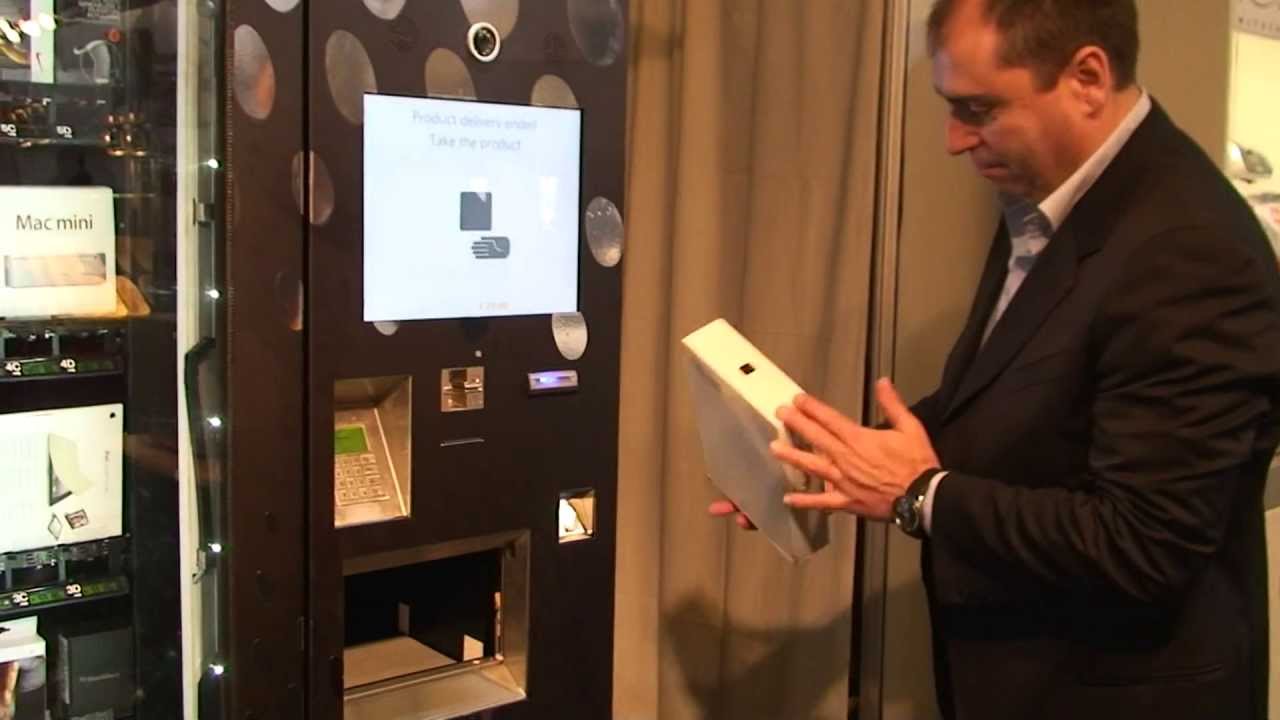 Ipad Vending Machine - YouTube