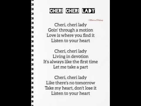 Cheri Cheri lady song lyrics| Modern talking #shorts #viral #songlyrics #chericherilady # ...