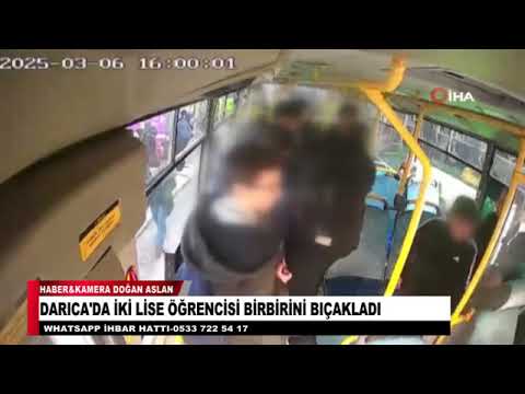 DARICA'DA İKİ LİSE ÖĞRENCİSİ BİRBİRİNİ BIÇAKLADI