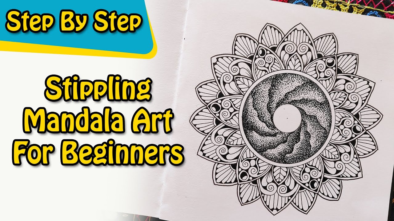 Master the Stippling Technique for Mesmerizing Mandala Art | #mandala # ...