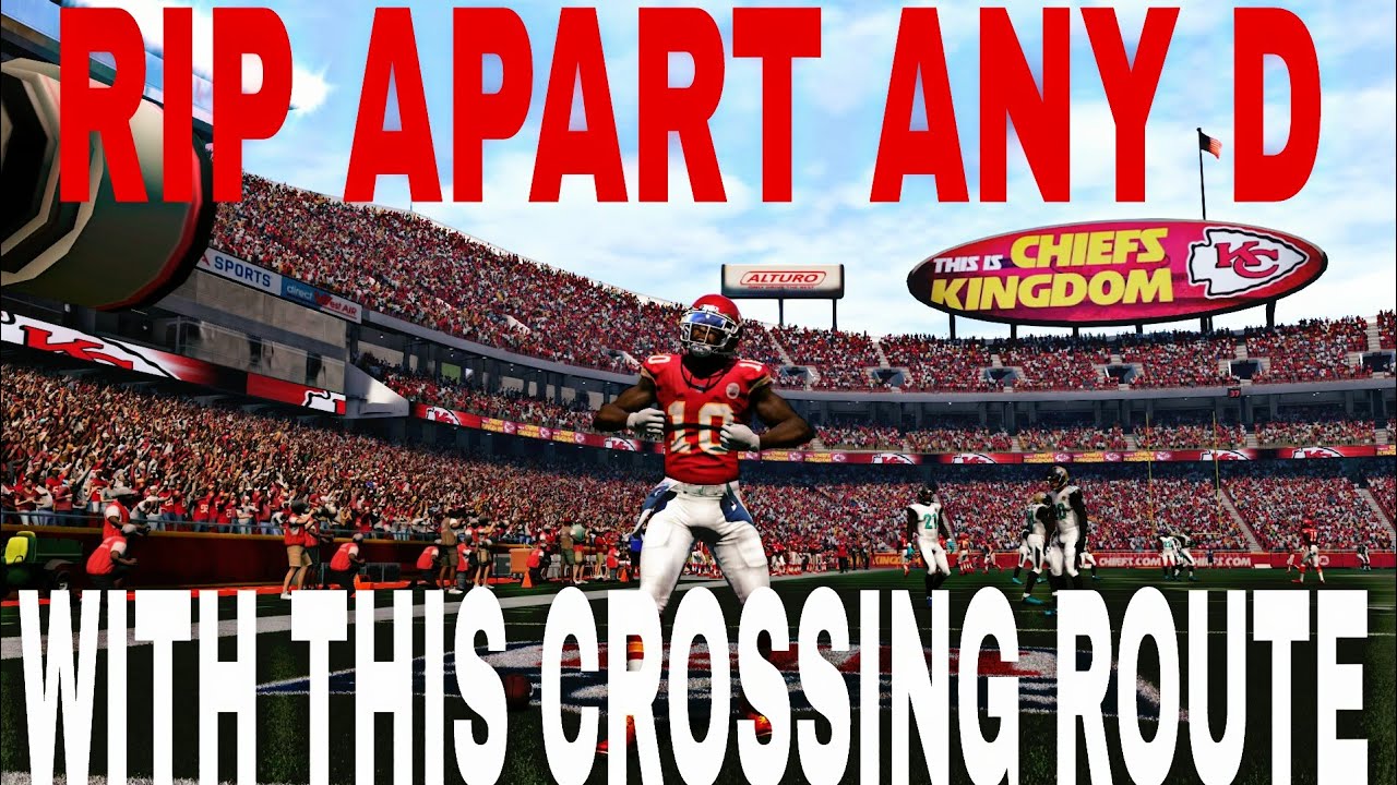 THIS CROSSING ROUTE RIPS THROUGH ANY DEFENSE!! | MADDEN 17 PASSING ...