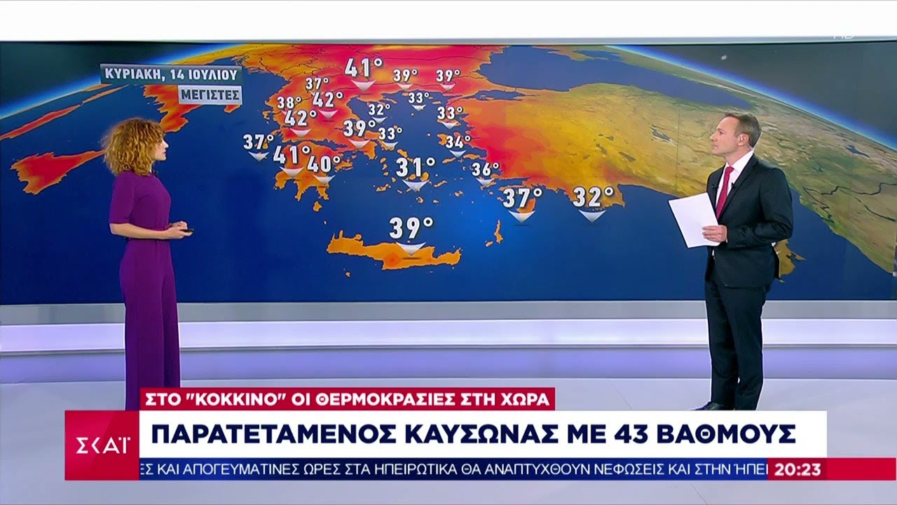 Παρατεταμένος καύσωνας στη χώρα – Σε κλοιό καύσωνα και τα Βαλκάνια ...