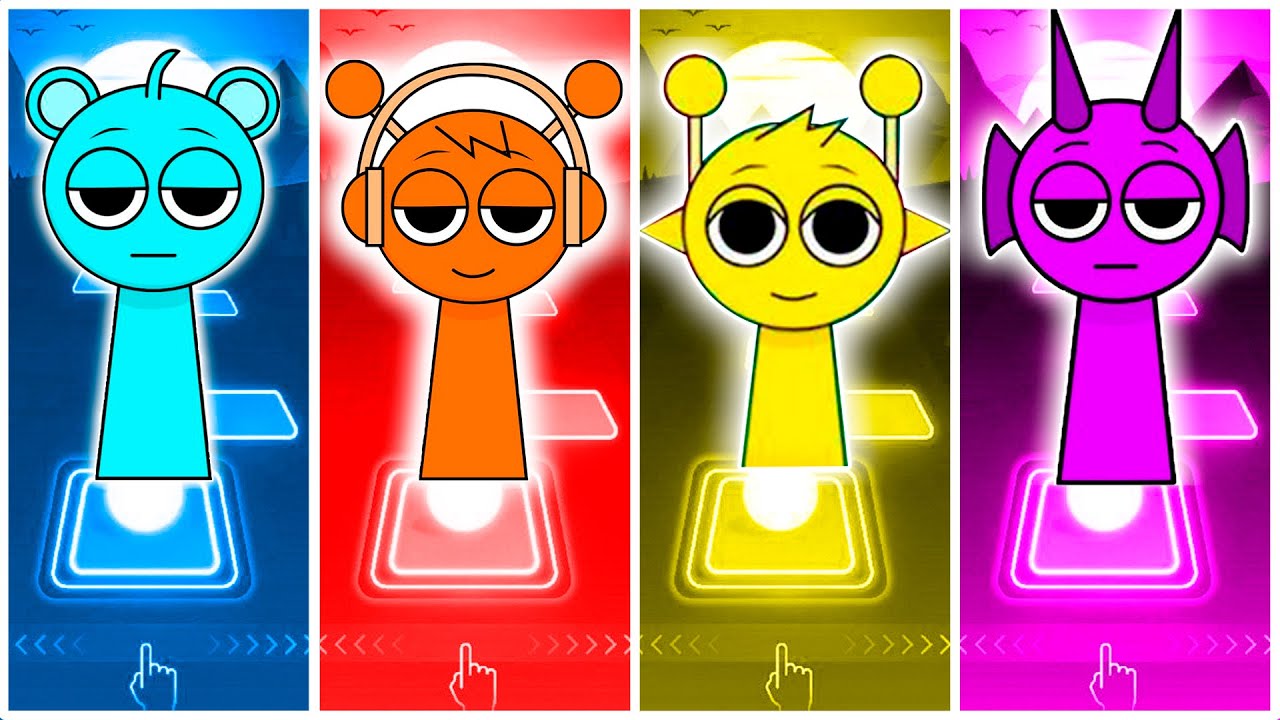Sprunki Blue🆚 Sprunki Orange🆚 Sprunki Pale yellow🆚 Sprunki Try it Tiles ...