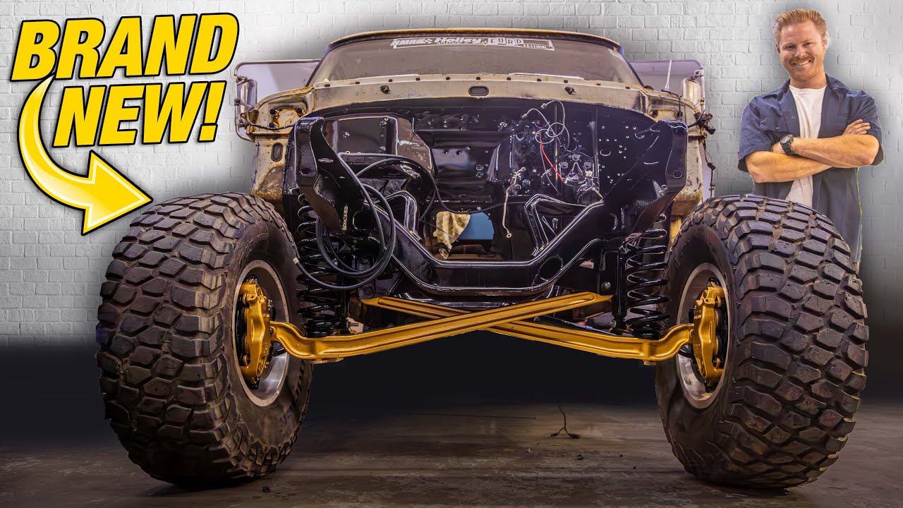 My Crew Cab's CUSTOM GOLD Suspension Is COMPLETE! - YouTube