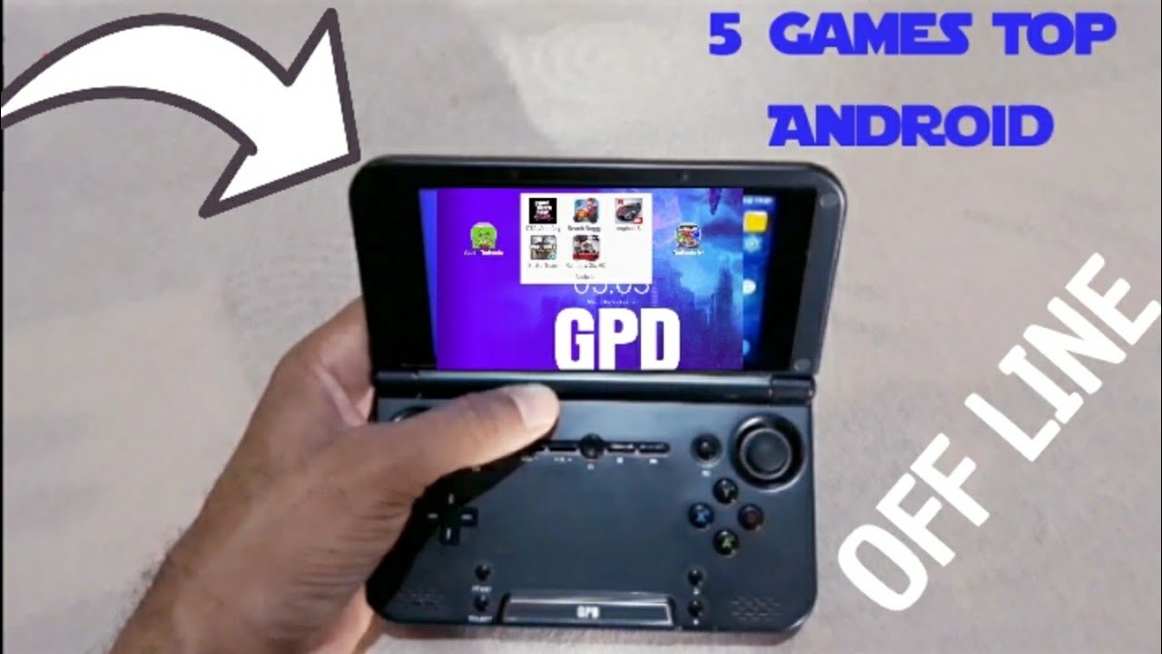 GPD XD PLUS 5 Games Android - YouTube