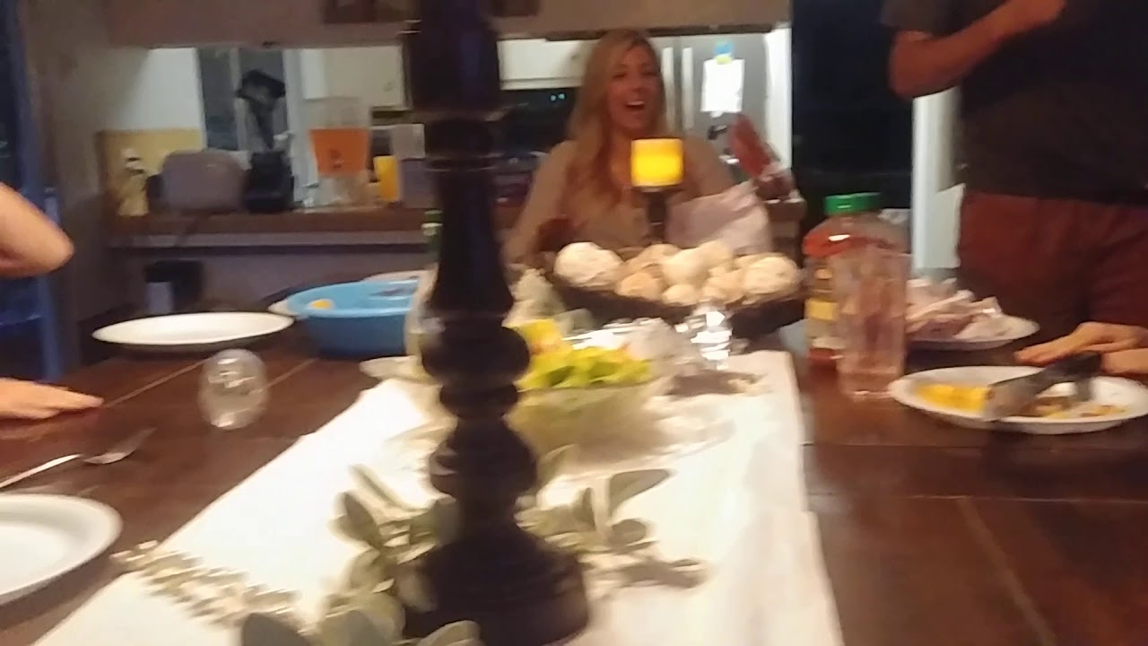 Joseph table pounding - YouTube