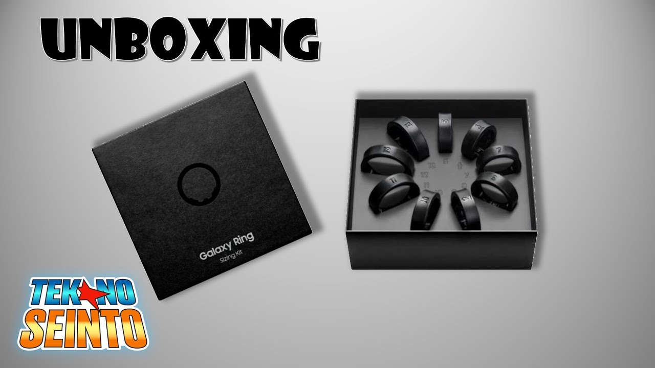 Unboxing - Galaxy Ring Sizing Kit - YouTube