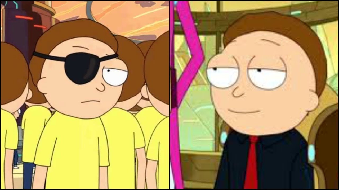 BOTH EVIL MORTY ENDING SCENES (RICK AND MORTY - SEASON 1 AND 3) - YouTube