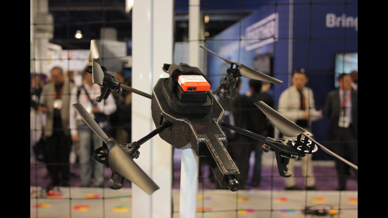 CES 2013 - Parrot AR.Drone 2.0 Synchronized Flight Demo - YouTube