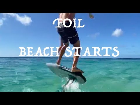 FOIL BEACH STARTS: FAILS/MAKES - YouTube
