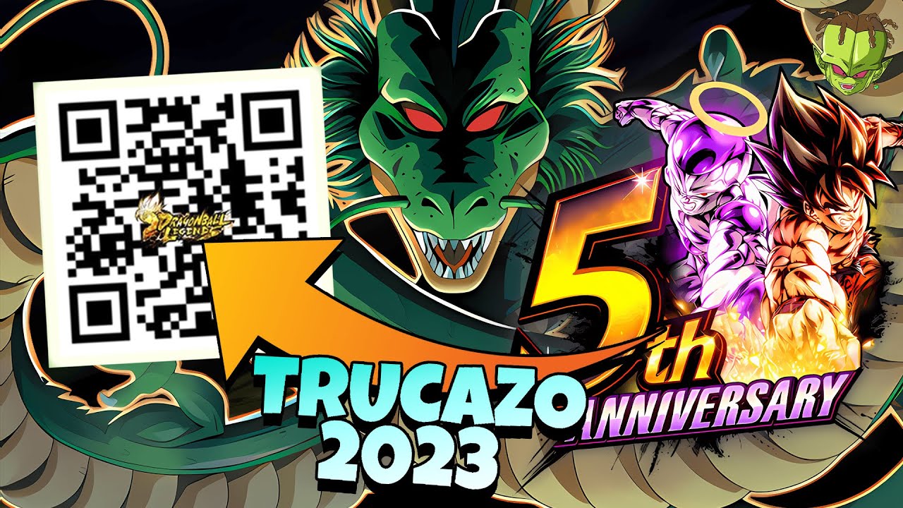TRUCAZO para los QR del 5 ANIVERSARIO de DRAGON BALL LEGENDS! - YouTube