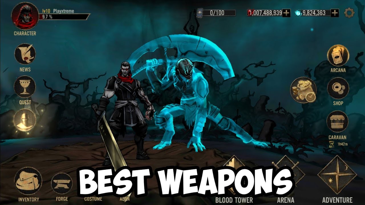 Shadow Of Death 2 - Best Weapons, Armor & Aeon - YouTube