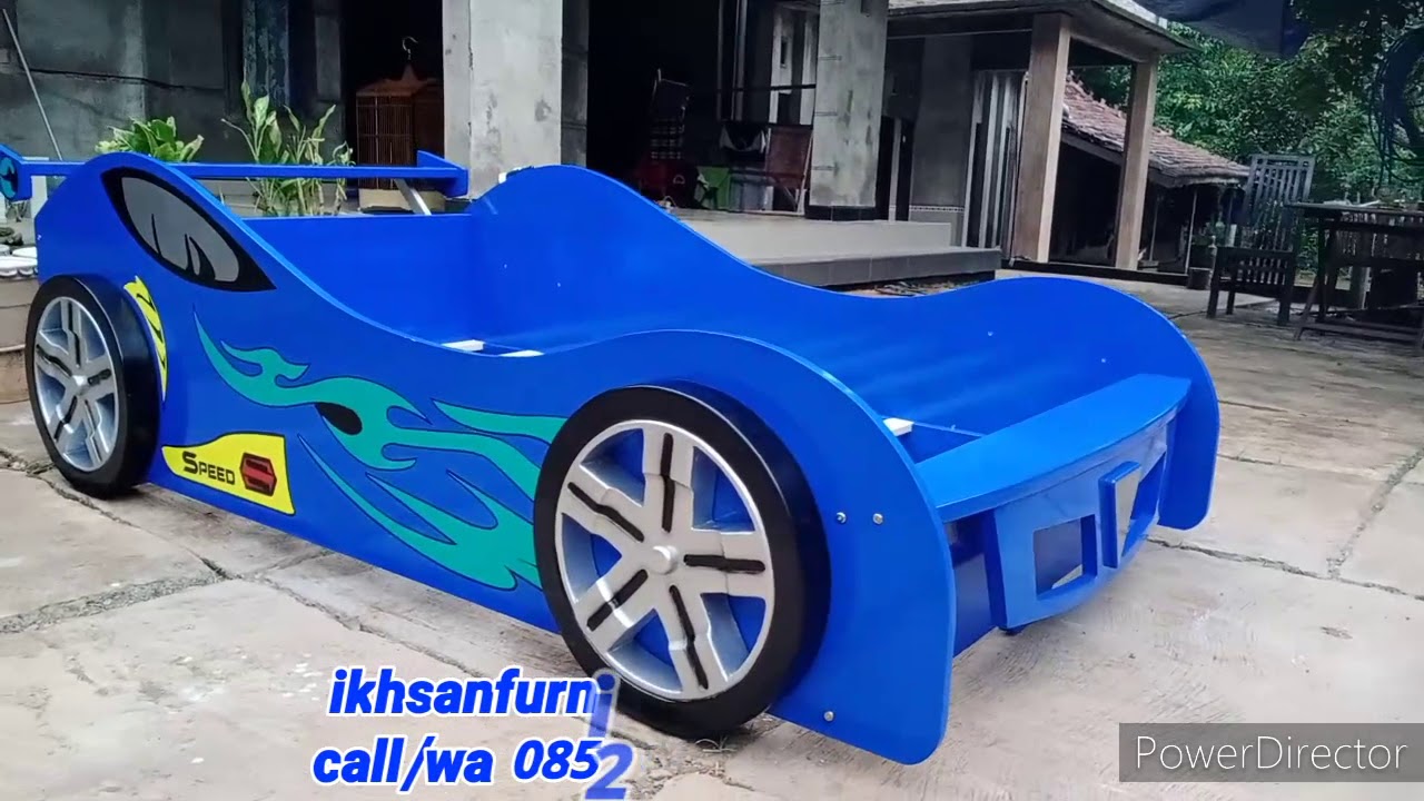 Tempat Tidur Anak Karakter Mobil Balap, Kasur Anak Karakter mobil balap ...