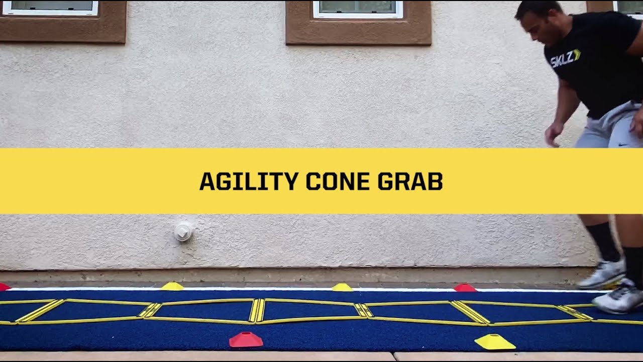 Agility Cone Grab - YouTube