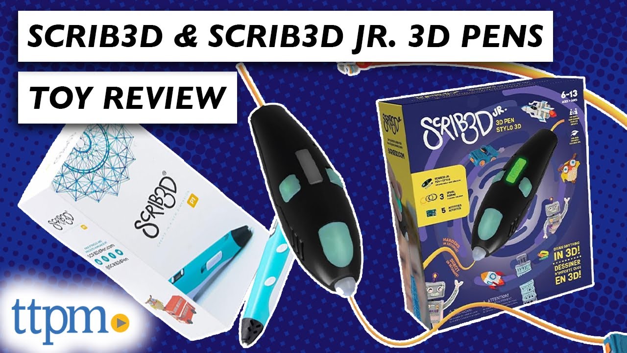 Create in 3-D with SCRIB3D Pens! - YouTube