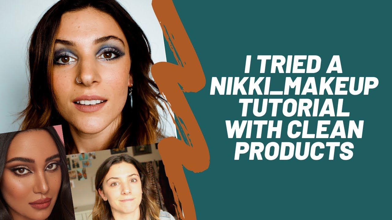 I Tried a Nikki Makeup look! - Blue Cut Crease Tutorial - YouTube