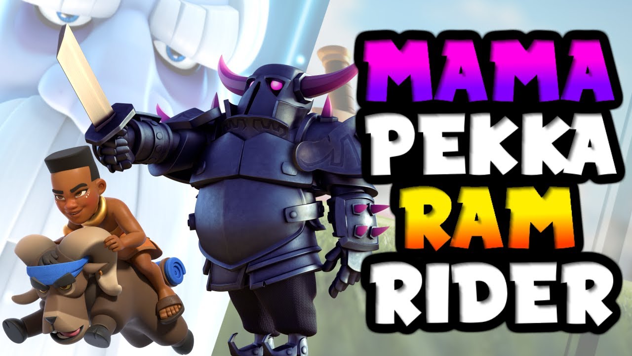 Clash Royale - BIG MAMA PEKKA RAM RIDER SPAM DECK AND YA BOY PULLED OUT ...