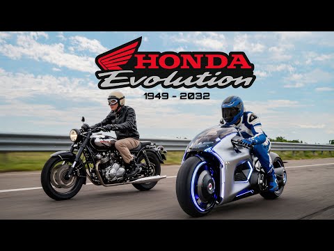 Honda Motorcycle Evolution (1949-2032) | Motorcycle Transformations Through Time