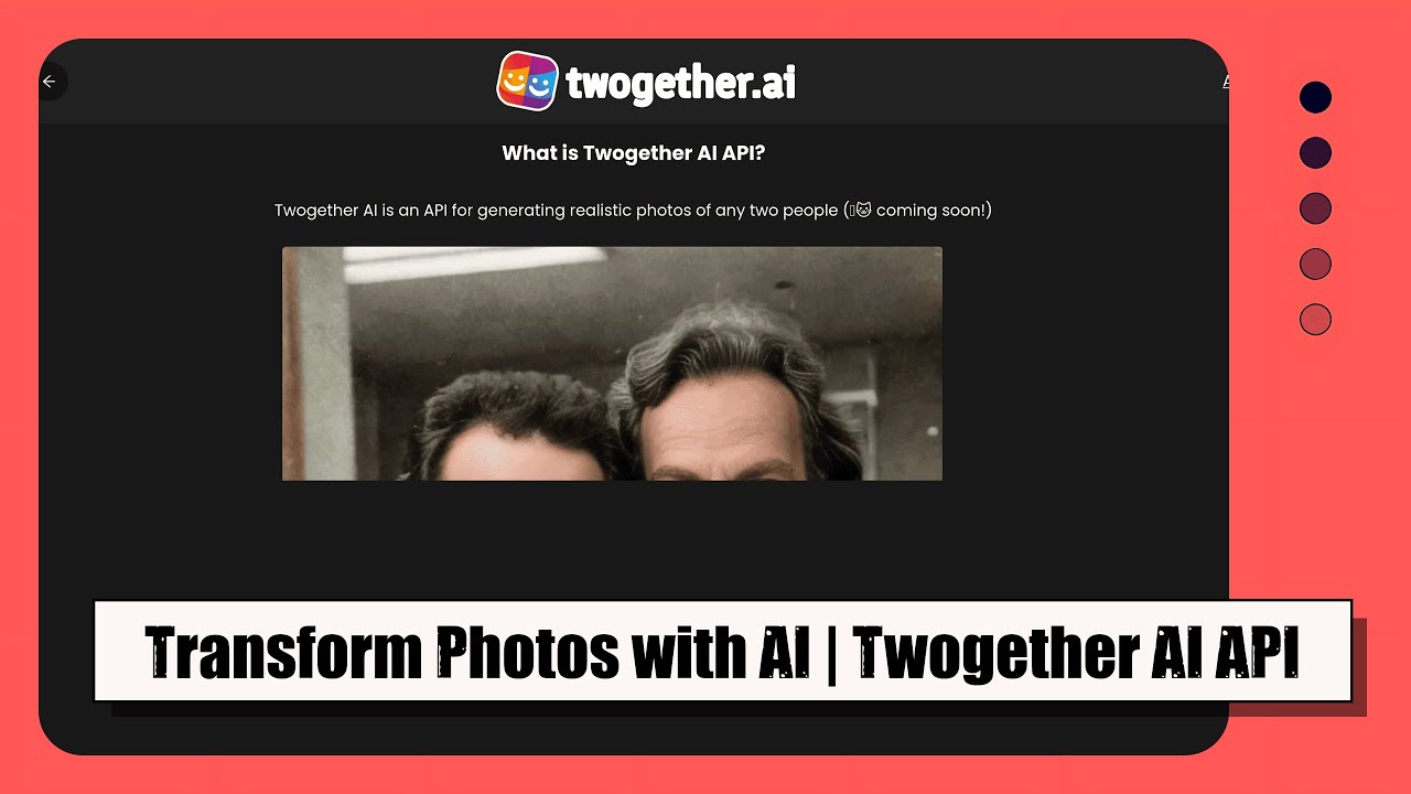 Create Multi-Person Portrait Photos with Twogether AI's Powerful API | AI News - YouTube