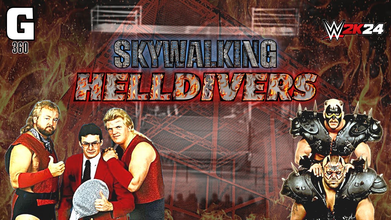 WWE 2K24 - Midnight Express vs Road Warriors | Hell in a Cell - YouTube