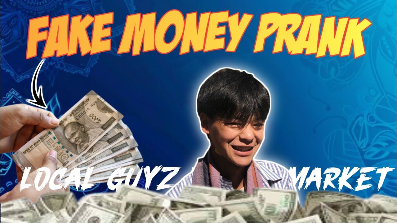 FAKE MONEY PRANK || LOCALGUYZ IN THE MARKET || FUN @localguyzvlog2.0 ...