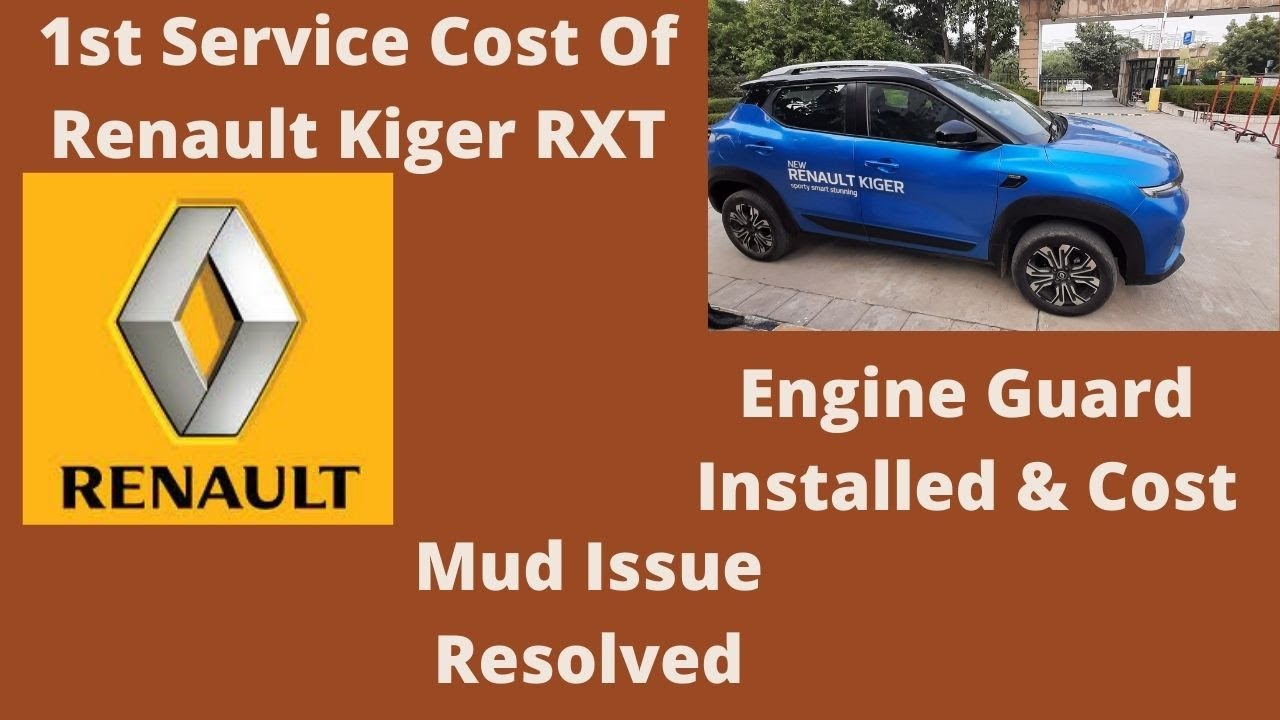 My Renault Kiger's First Service done | Mud Issue Resolved | Engine ...