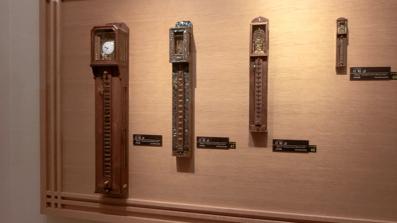 Pillow clocks – Daimyo clock – Matsumoto Clock Museum - YouTube