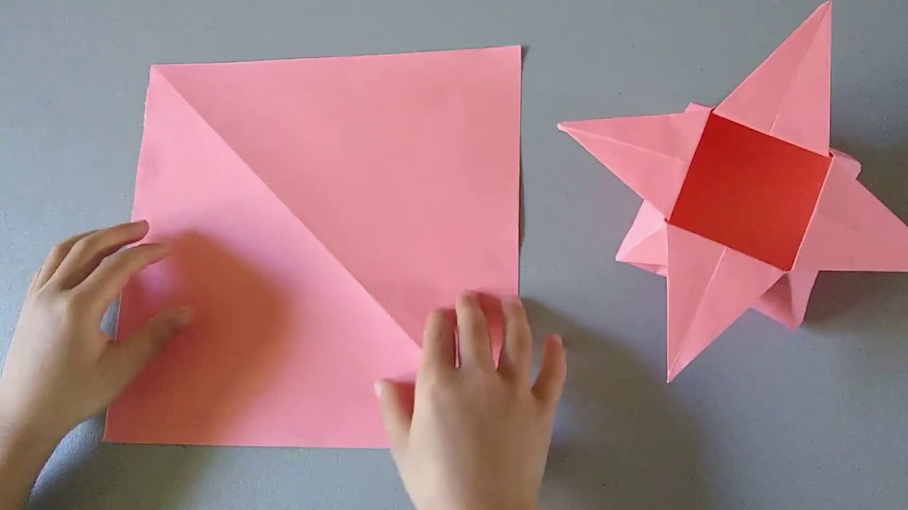 Easy Origami Box tutorial - YouTube