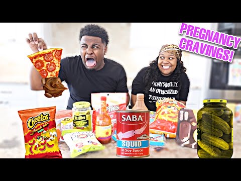 TRYING MY WIFE'S PREGNANCY CRAVINGS!