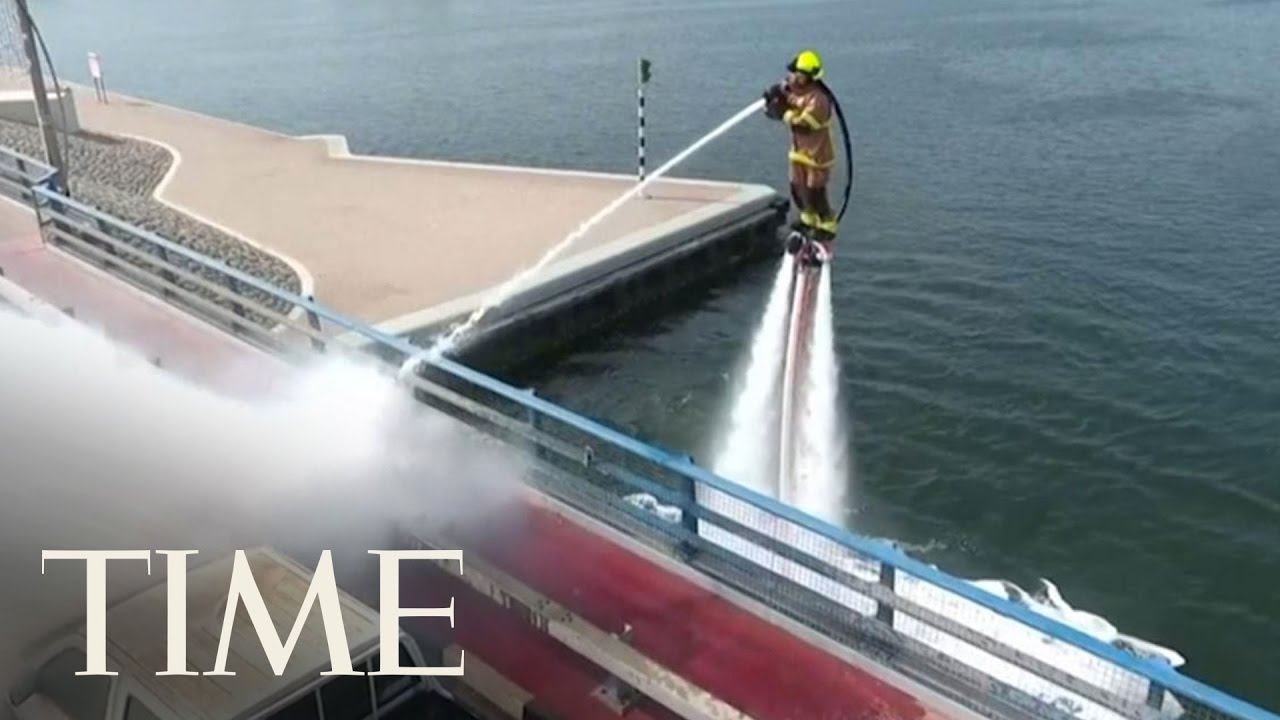 Dubai Firefighters Battle Fires With Jet Packs | TIME - YouTube