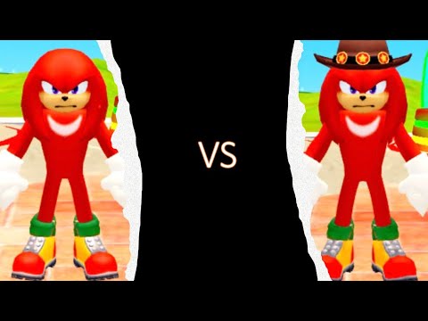 MOVIE KNUCKLES VS SERIES KNUCKLES, WHO WILL WIN?! SSS! - YouTube