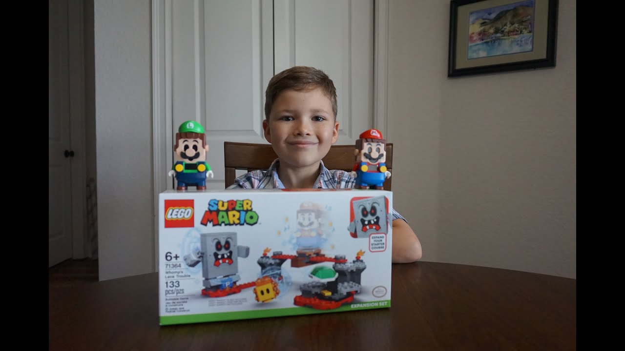 Watch me as I build my LEGO Mario, WHOMP #legomario #lego - YouTube