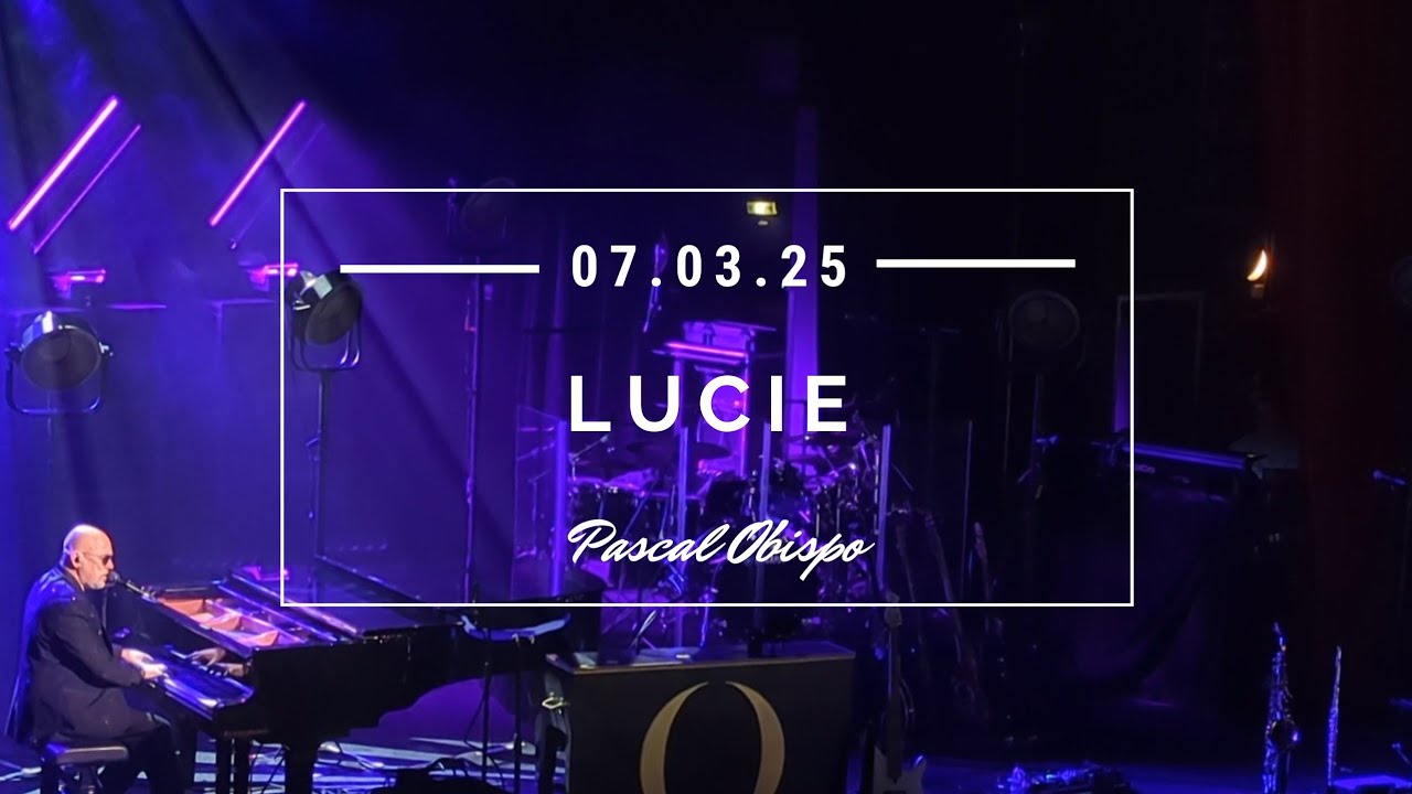 Pascal Obispo - Lucie l 07/03/2025 Lyon - YouTube