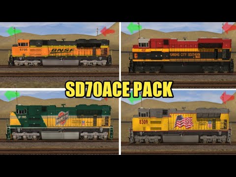 Addons SD70ACE Pack || Trainz Simulator Android - YouTube