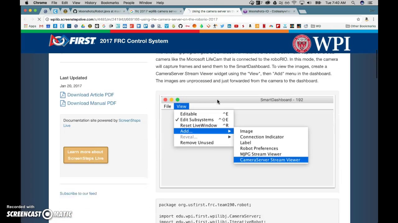 FRC Code Update - One Week to Go! - YouTube