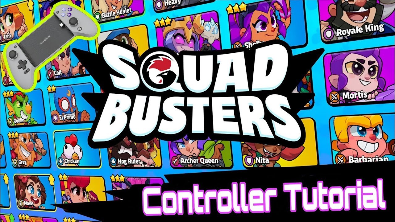 Squad Busters Mobile Controller Tutorial #GamesirG8 #GamesirWorldApp - YouTube