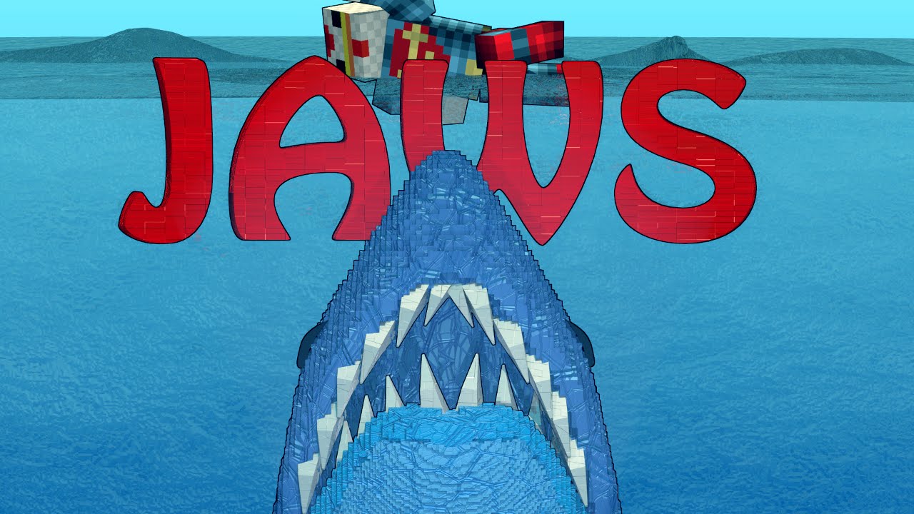 Minecraft | FISHING CHALLENGE - Fishing Mod! (JAWS, SHARKS, BOAT MOD ...