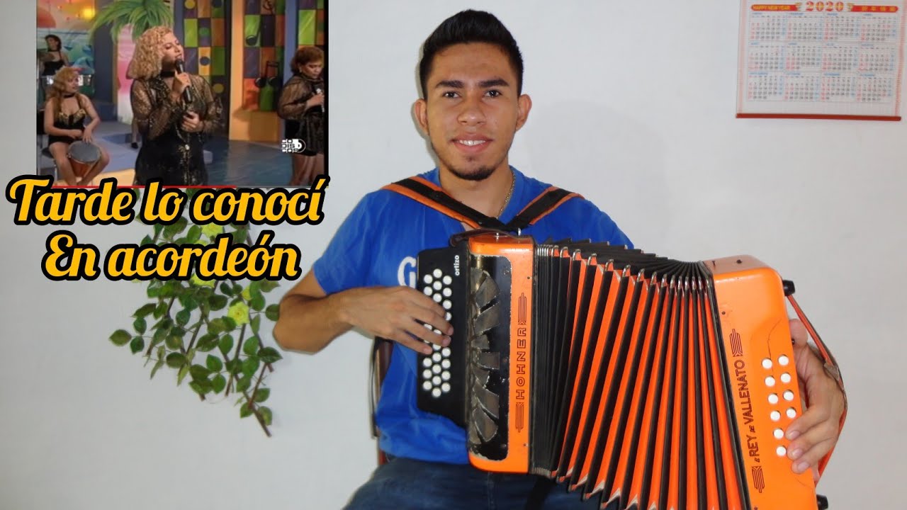 Tarde lo conocí en acordeón - Patricia Teheran - YouTube