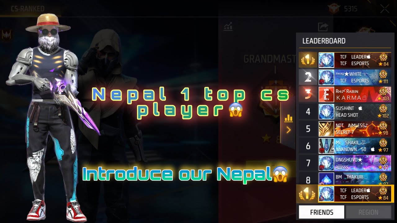 NEPAL TỐP 1 CS PLAYER😱 #nepal #bangladesh #india - YouTube